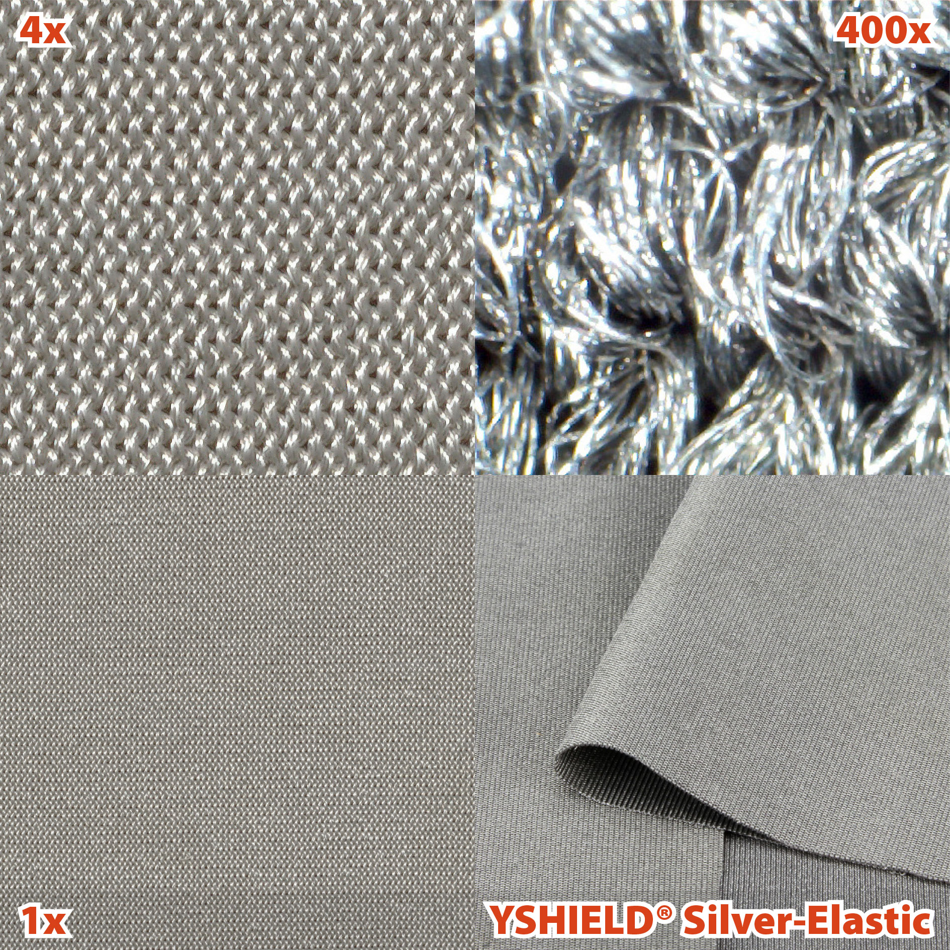 SILVER-ELASTIC - 德國 YSHIELD® 電磁波屏蔽布 - 家居易